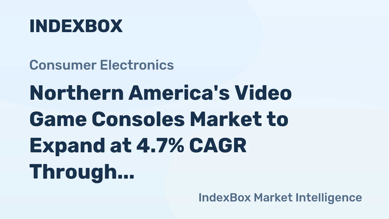 Northern America's Video Game Consoles Market to Expand at 4.7% CAGR Through 2035