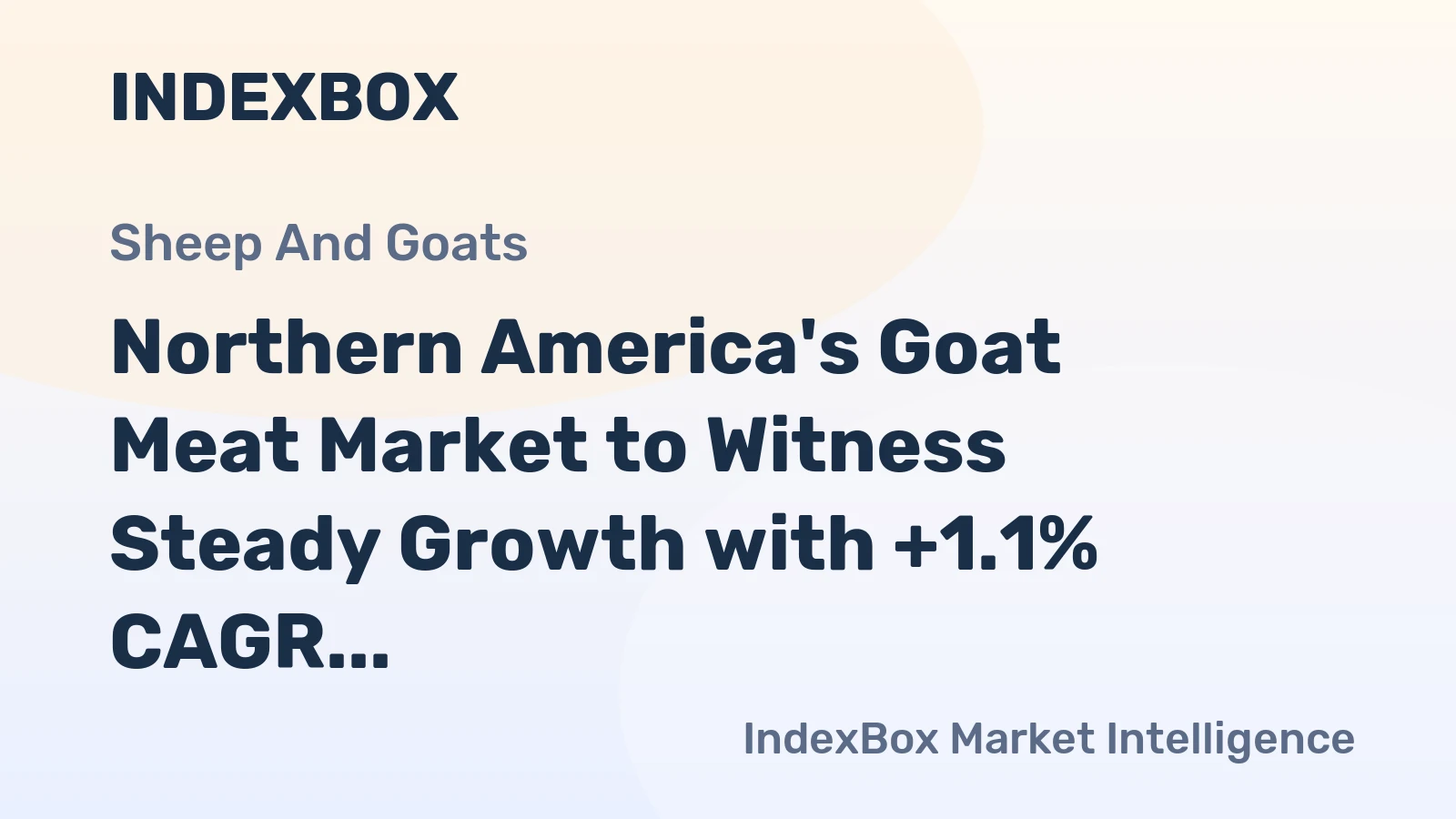Northern America's Goat Meat Market to Witness Steady Growth with +1.1% CAGR Through 2035