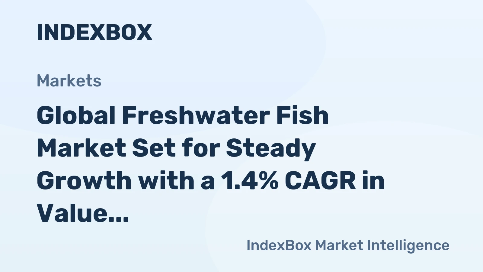 Global Freshwater Fish Market Set for Steady Growth with a 1.4% CAGR in Value Through 2035