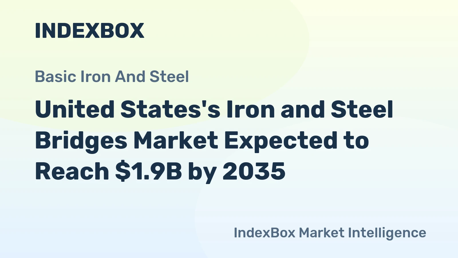 United States's Iron and Steel Bridges Market Expected to Reach $1.9B by 2035