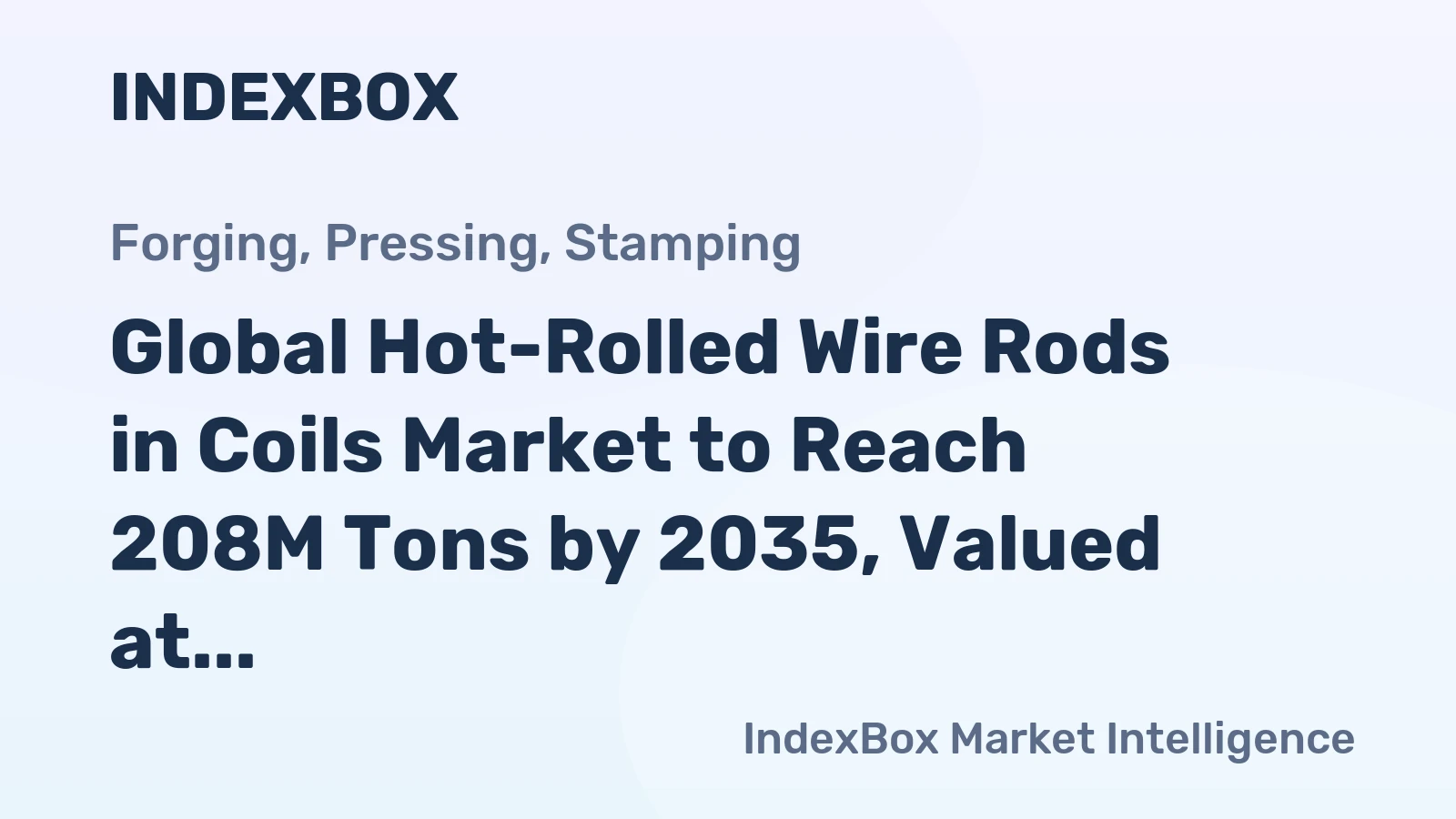 Global Hot-Rolled Wire Rods in Coils Market to Reach 208M Tons by 2035, Valued at $224.6B