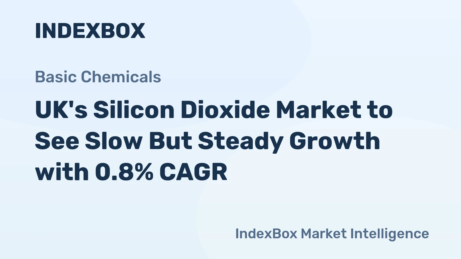UK's Silicon Dioxide Market to See Slow But Steady Growth with 0.8% CAGR
