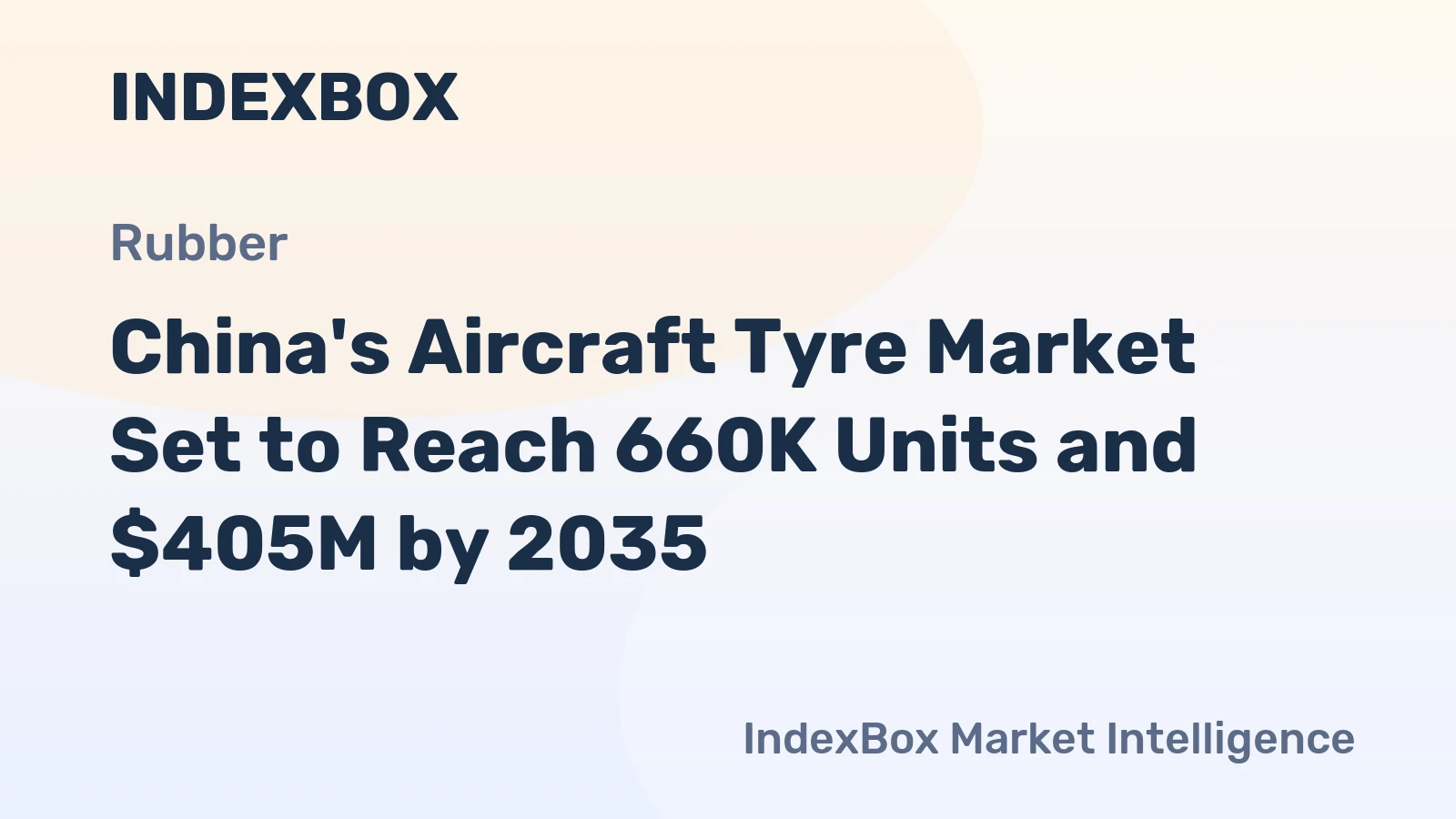 China's Aircraft Tyre Market Set to Reach 660K Units and $405M by 2035