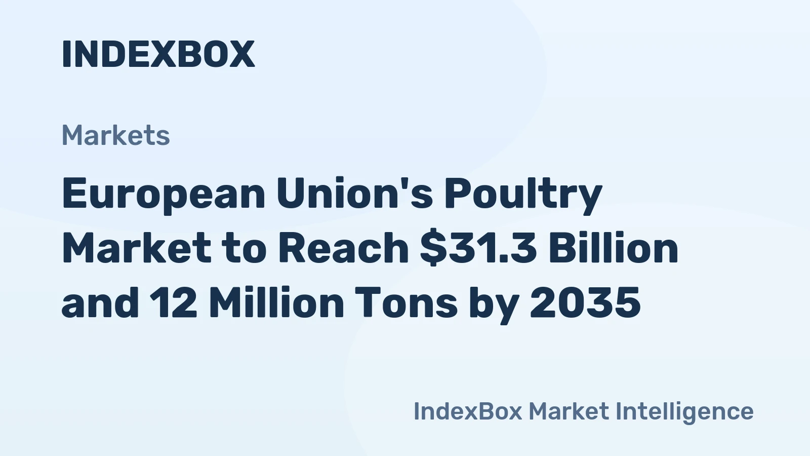 European Union's Poultry Market to Reach $31.3 Billion and 12 Million Tons by 2035