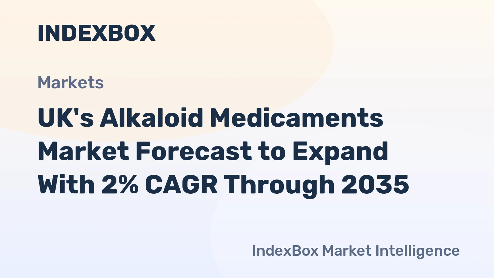 UK's Alkaloid Medicaments Market Forecast to Expand With 2% CAGR Through 2035