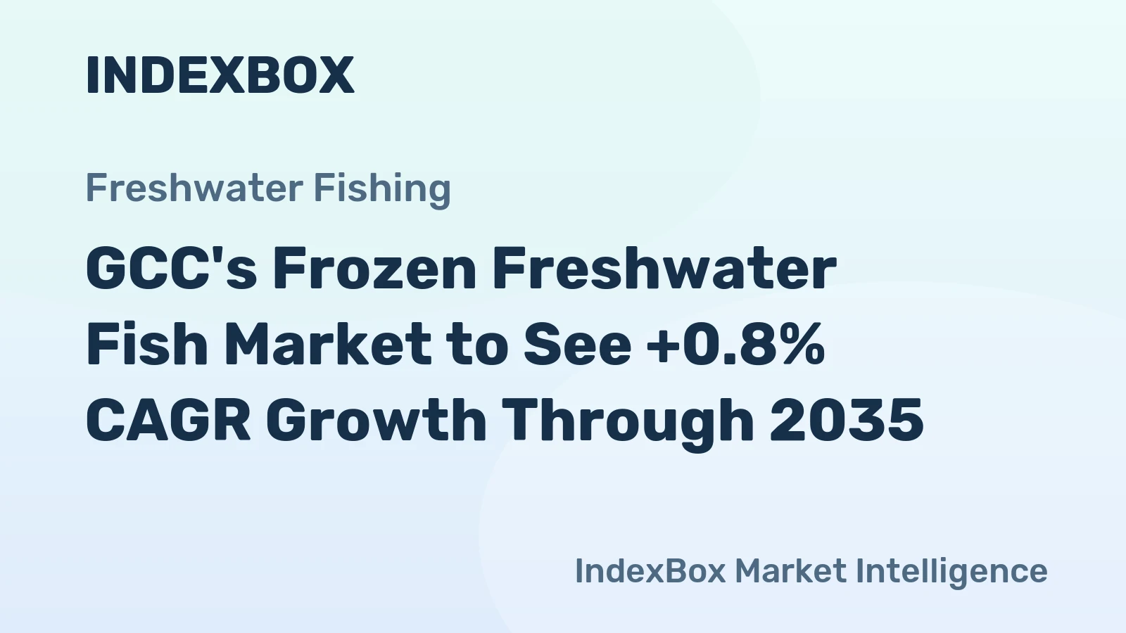 GCC's Frozen Freshwater Fish Market to See +0.8% CAGR Growth Through 2035