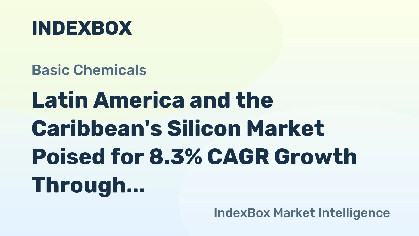 Latin America and the Caribbean's Silicon Market Poised for 8.3% CAGR Growth Through 2035