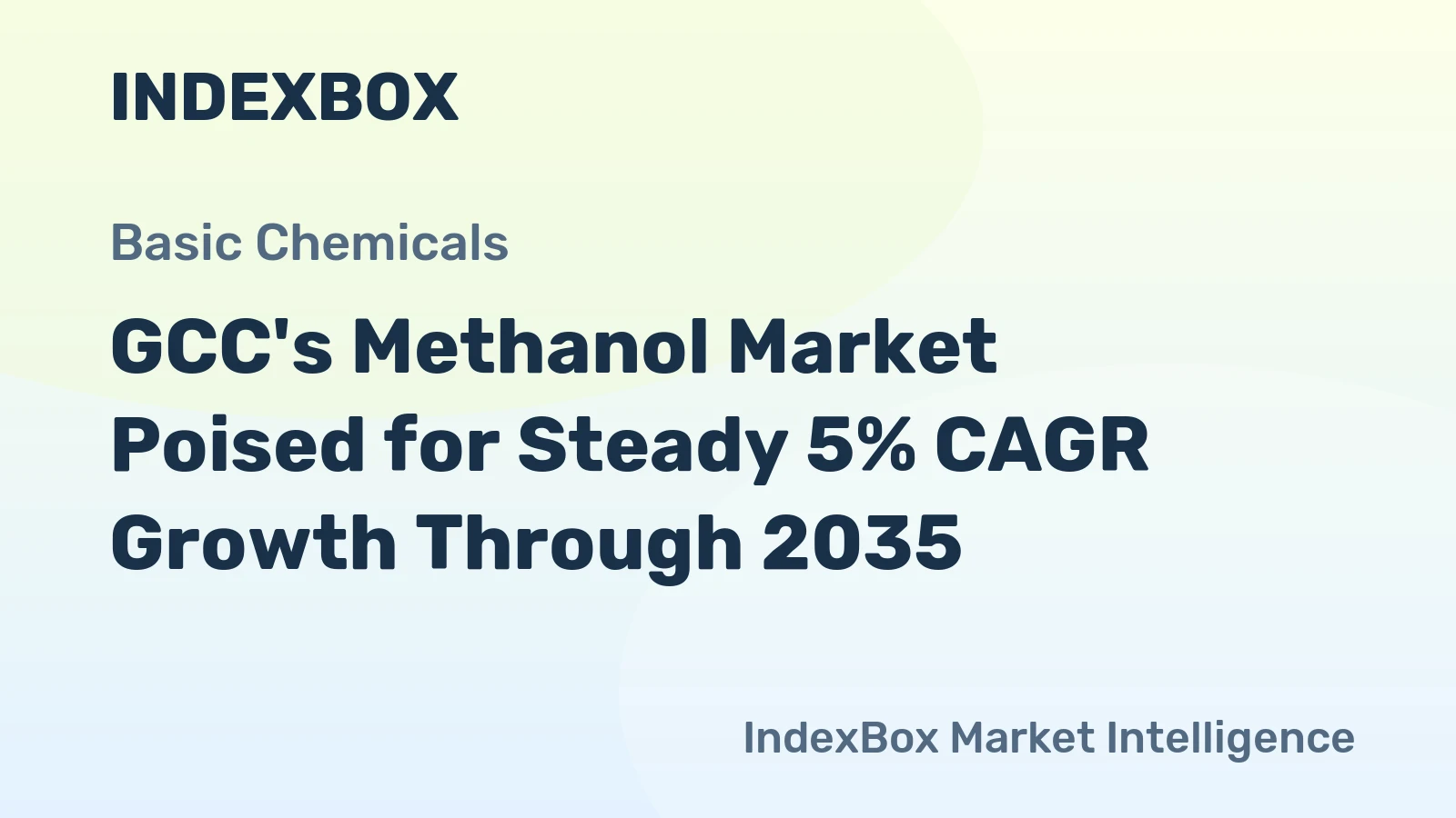 GCC's Methanol Market Poised for Steady 5% CAGR Growth Through 2035
