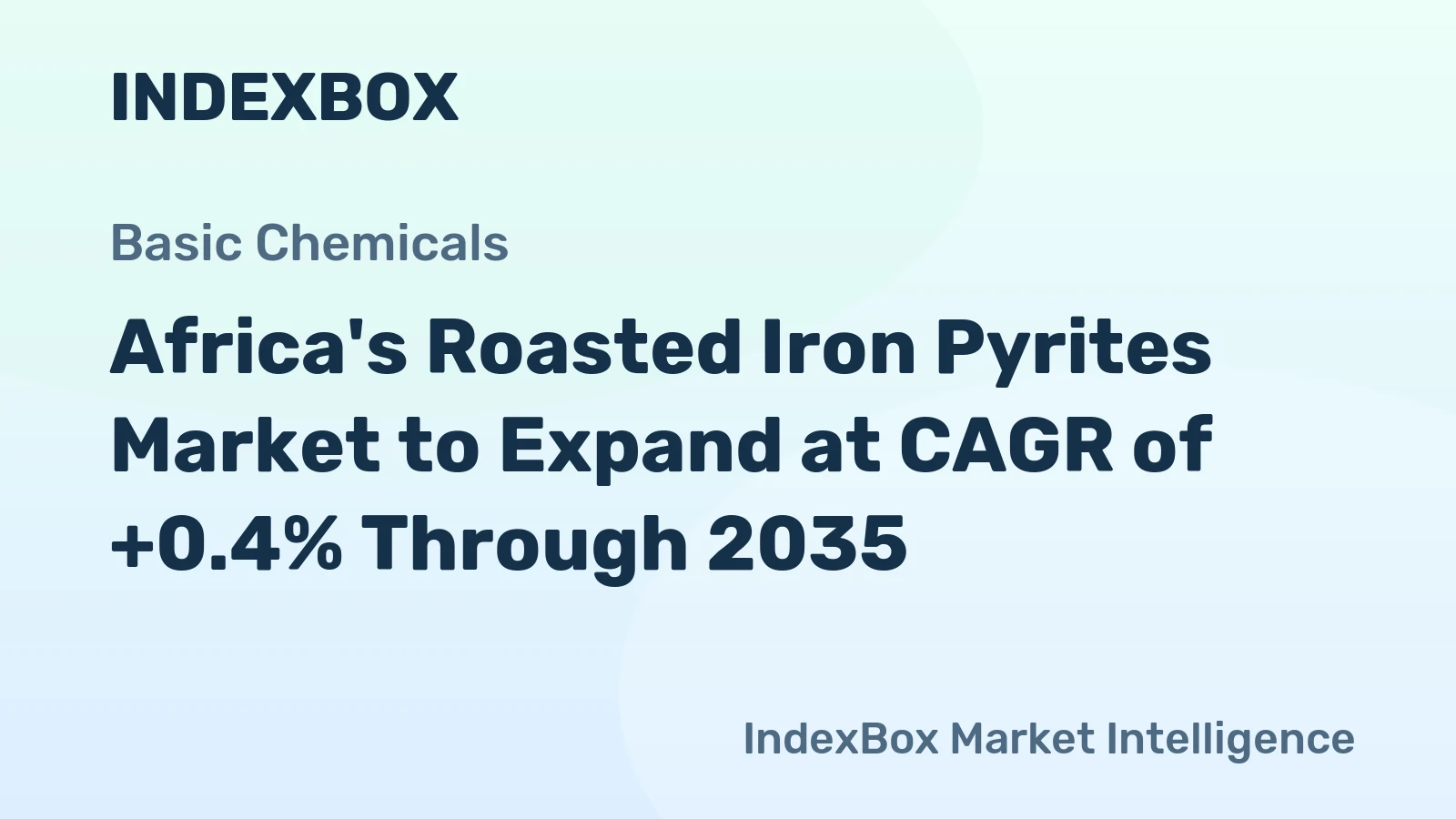 Africa's Roasted Iron Pyrites Market to Expand at CAGR of +0.4% Through 2035