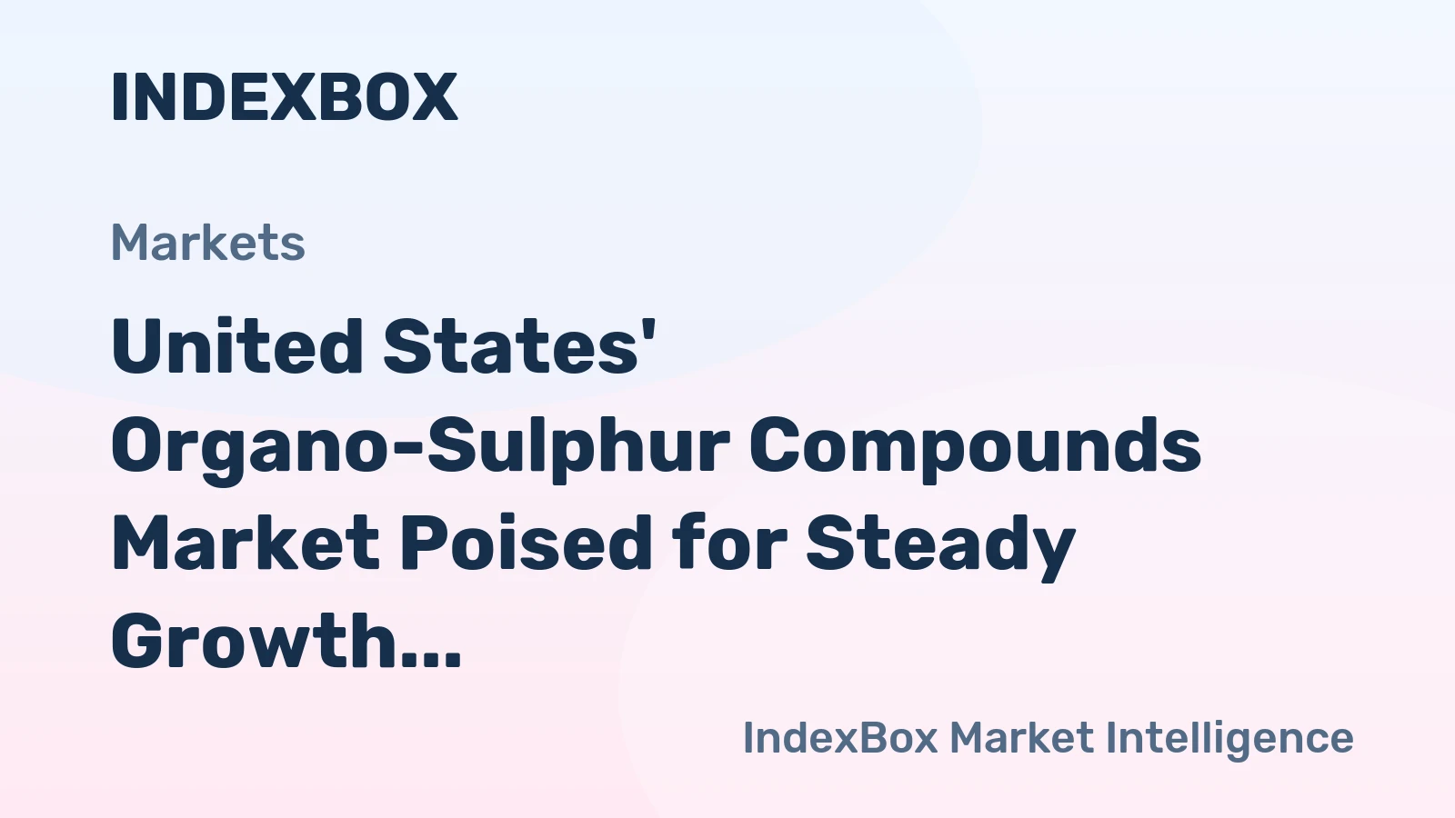 United States' Organo-Sulphur Compounds Market Poised for Steady Growth With a 3.1% CAGR Through 2035