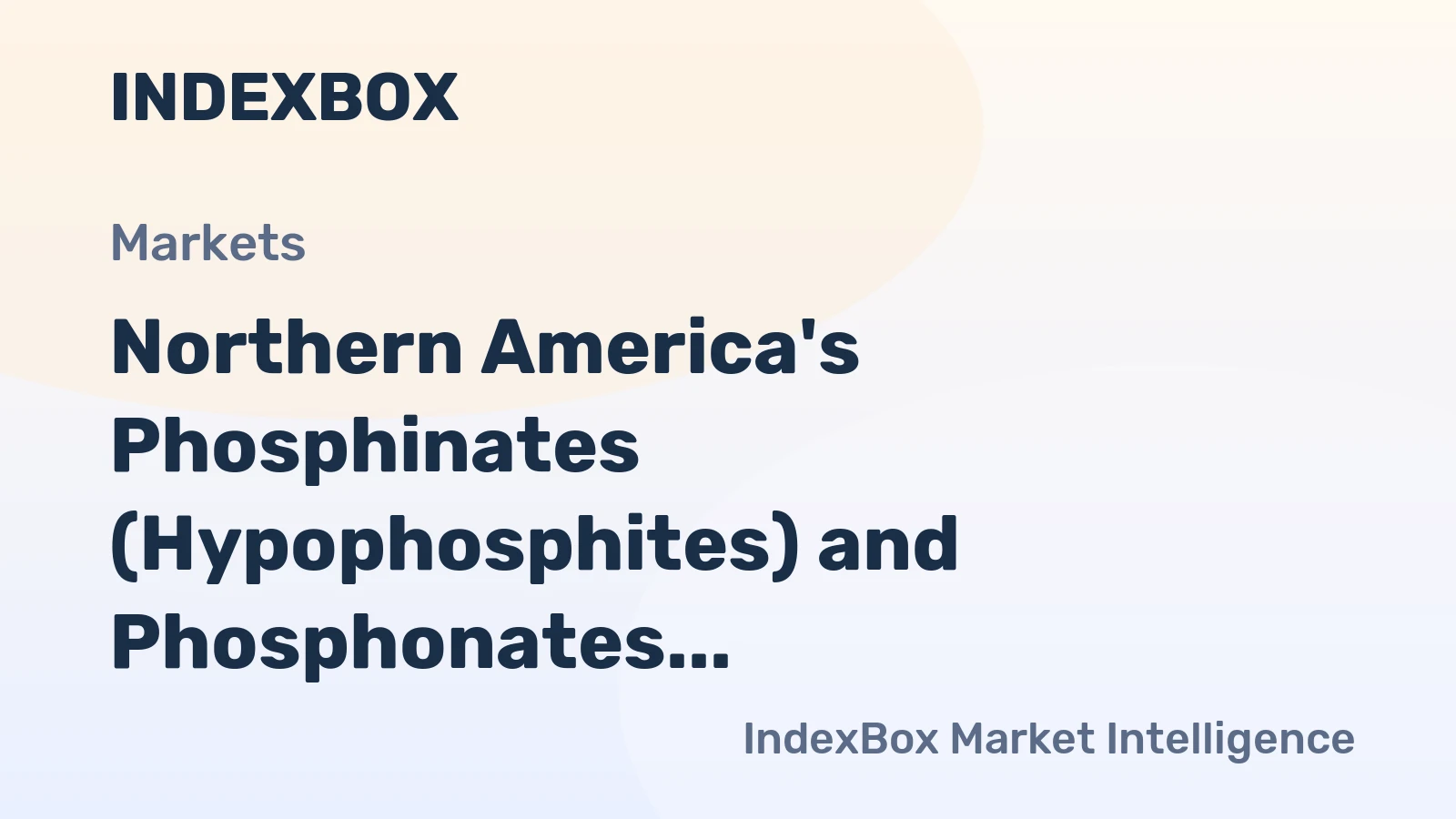 Northern America's Phosphinates (Hypophosphites) and Phosphonates (Phosphites) Market to Reach 16K Tons and $44M Value by 2035