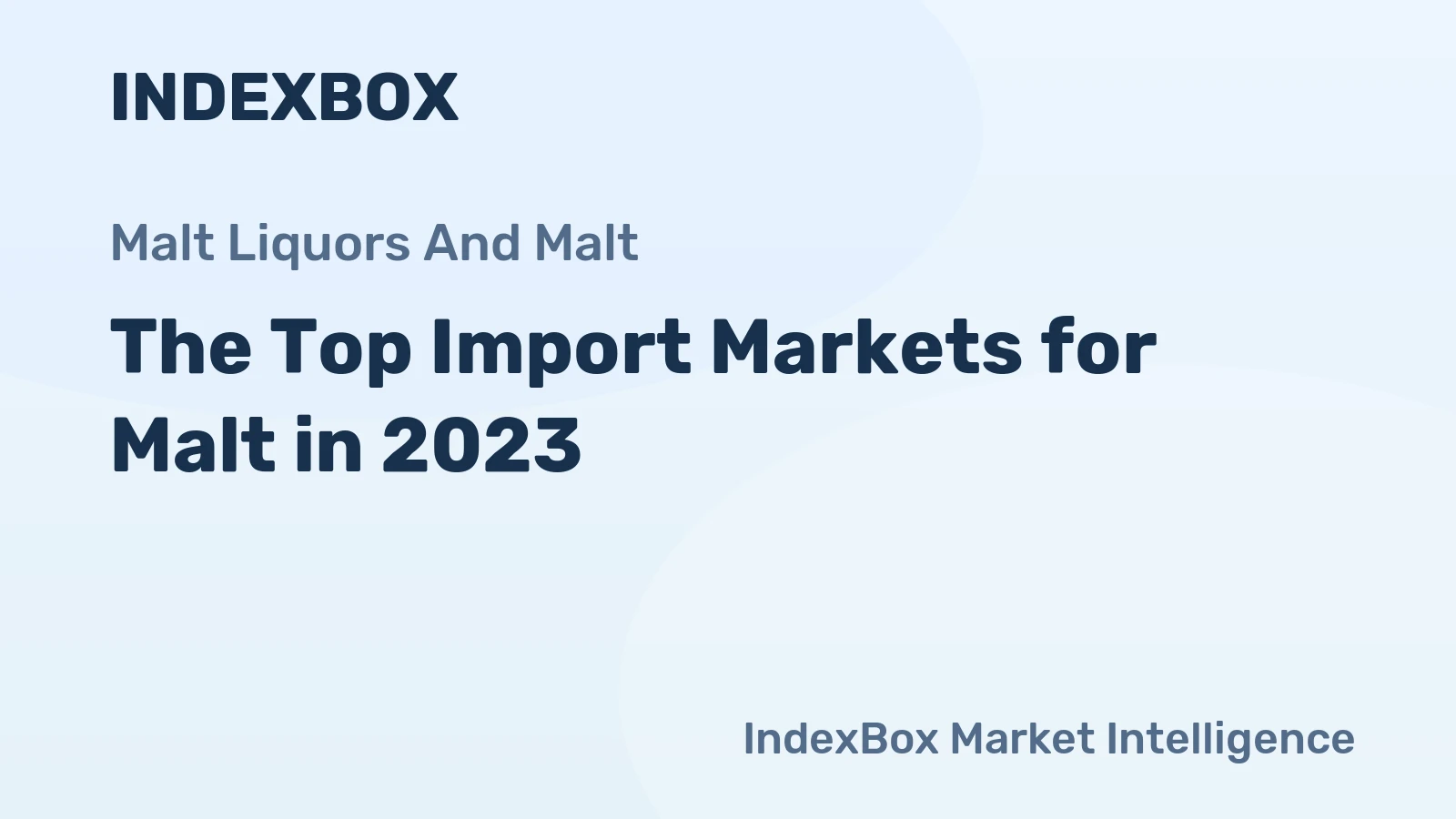 The Top Import Markets for Malt in 2023