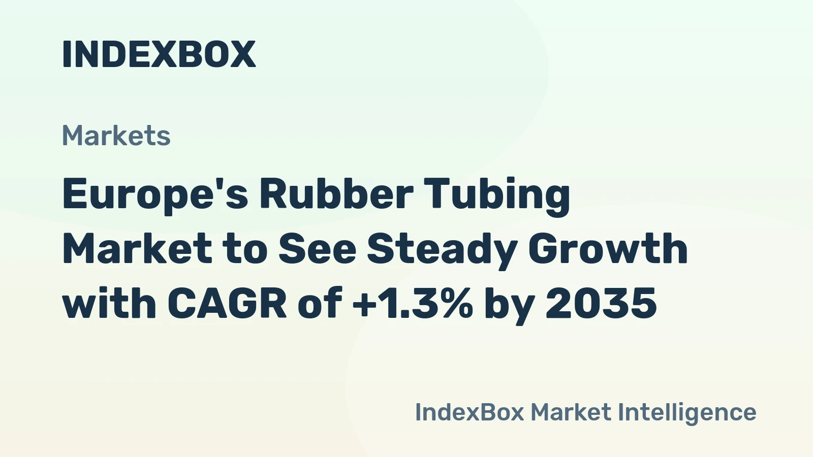 Europe's Rubber Tubing Market to See Steady Growth with CAGR of +1.3% by 2035