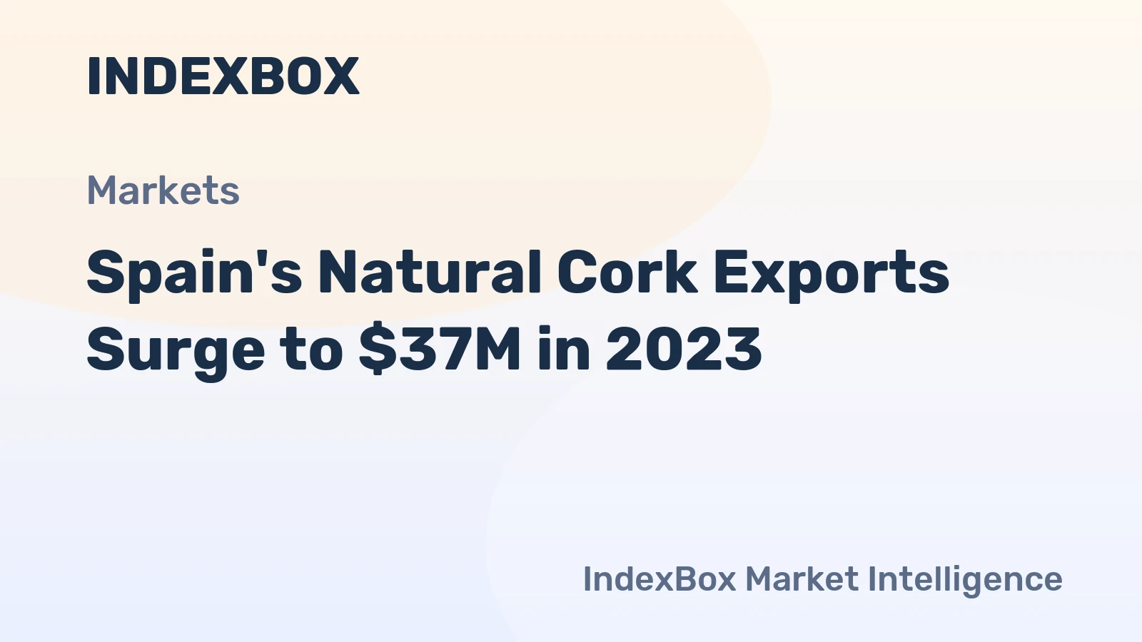 Spain's Natural Cork Exports Surge to $37M in 2023