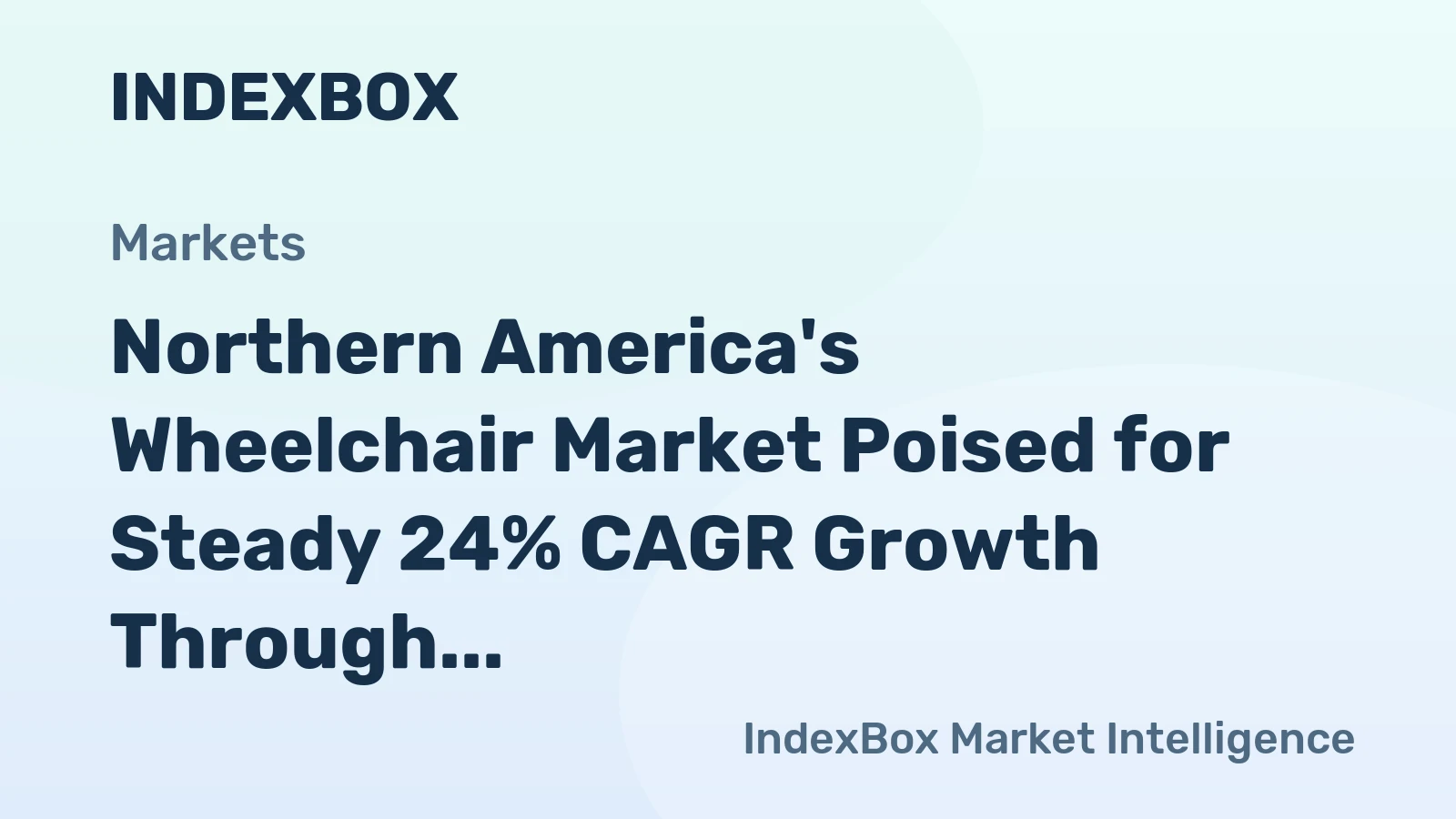Northern America's Wheelchair Market Poised for Steady 24% CAGR Growth Through 2035