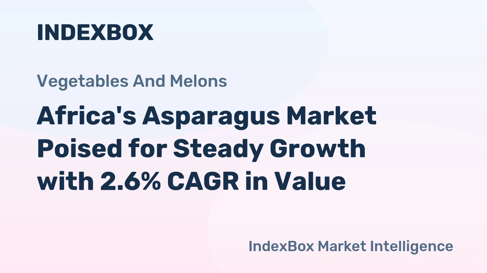 Africa's Asparagus Market Poised for Steady Growth with 2.6% CAGR in Value