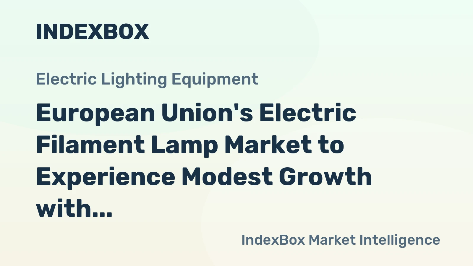 European Union's Electric Filament Lamp Market to Experience Modest Growth with +0.7% CAGR Leading to 2.1B Units by 2035