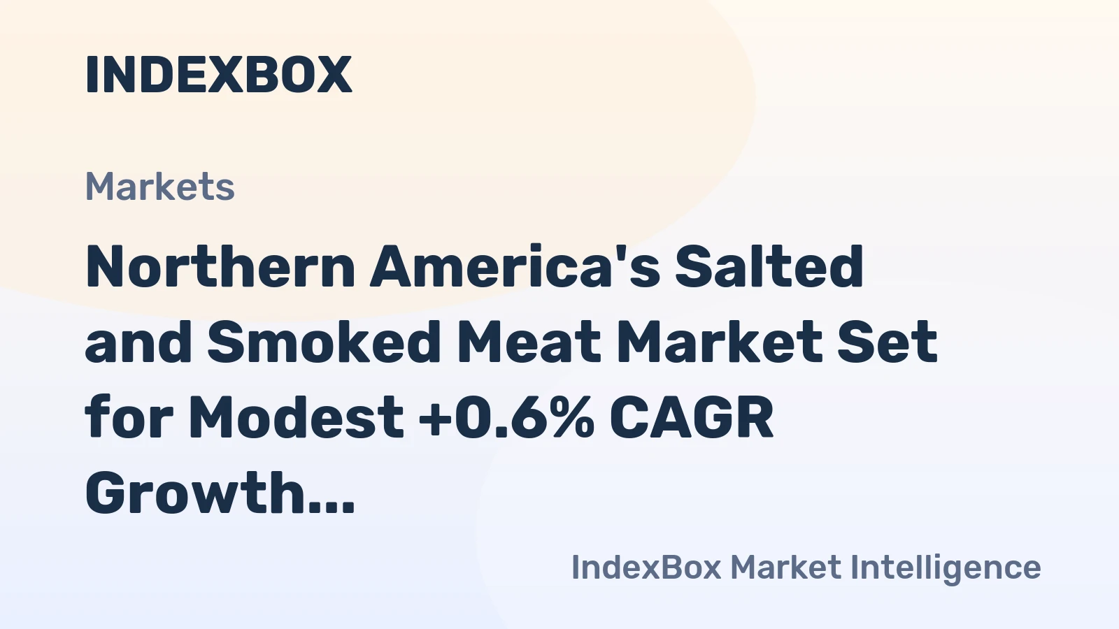 Northern America's Salted and Smoked Meat Market Set for Modest +0.6% CAGR Growth Through 2035