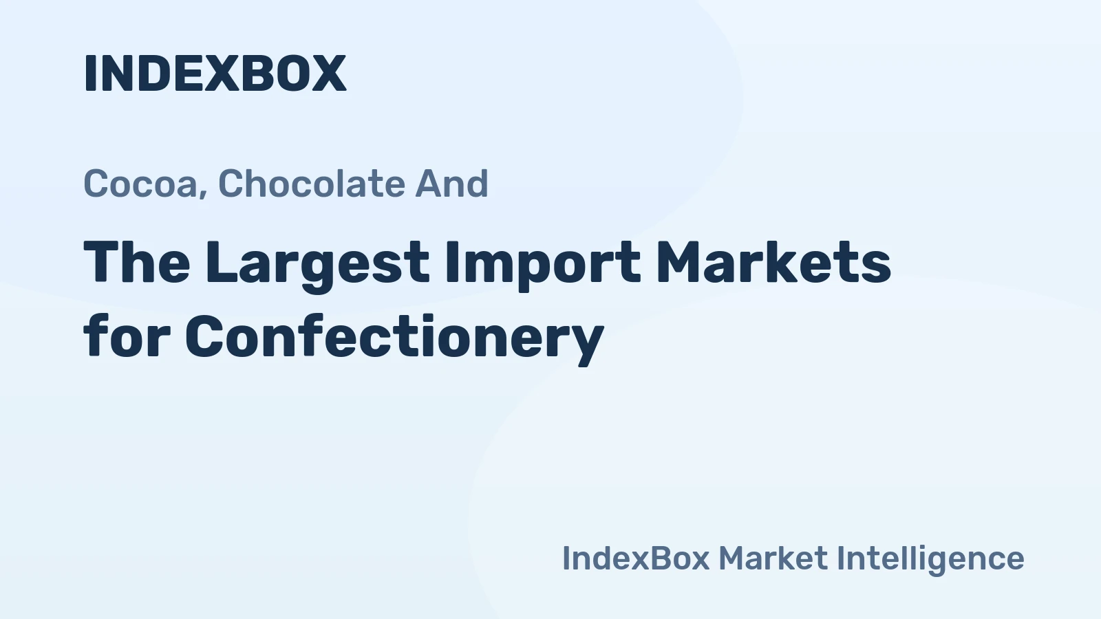 The Largest Import Markets for Confectionery