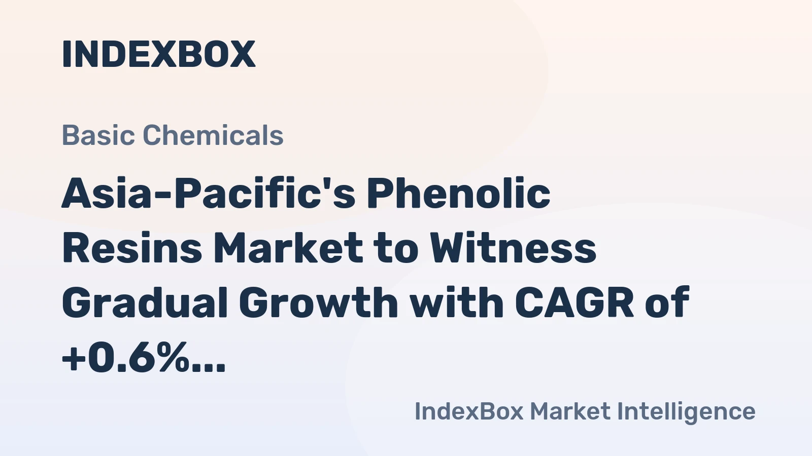 Asia-Pacific's Phenolic Resins Market to Witness Gradual Growth with CAGR of +0.6% from 2024 to 2035