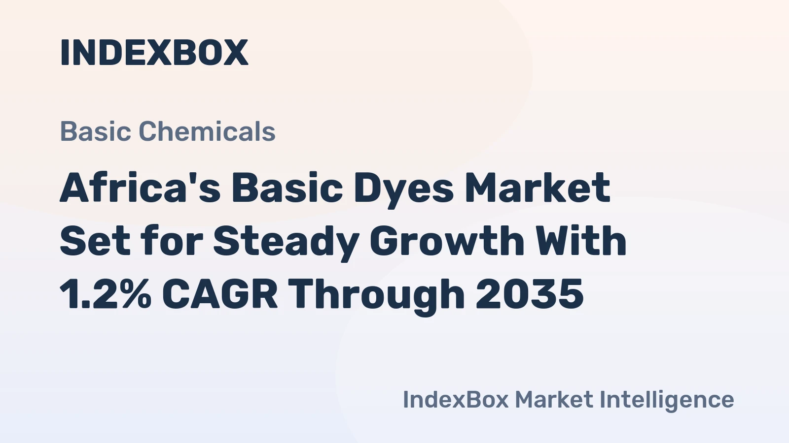 Africa's Basic Dyes Market Set for Steady Growth With 1.2% CAGR Through 2035