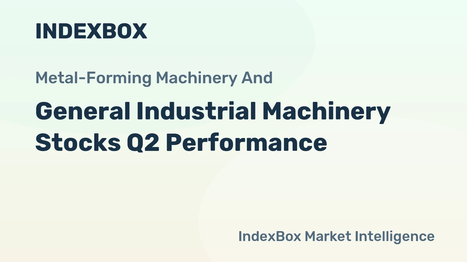 General Industrial Machinery Stocks Q2 Performance