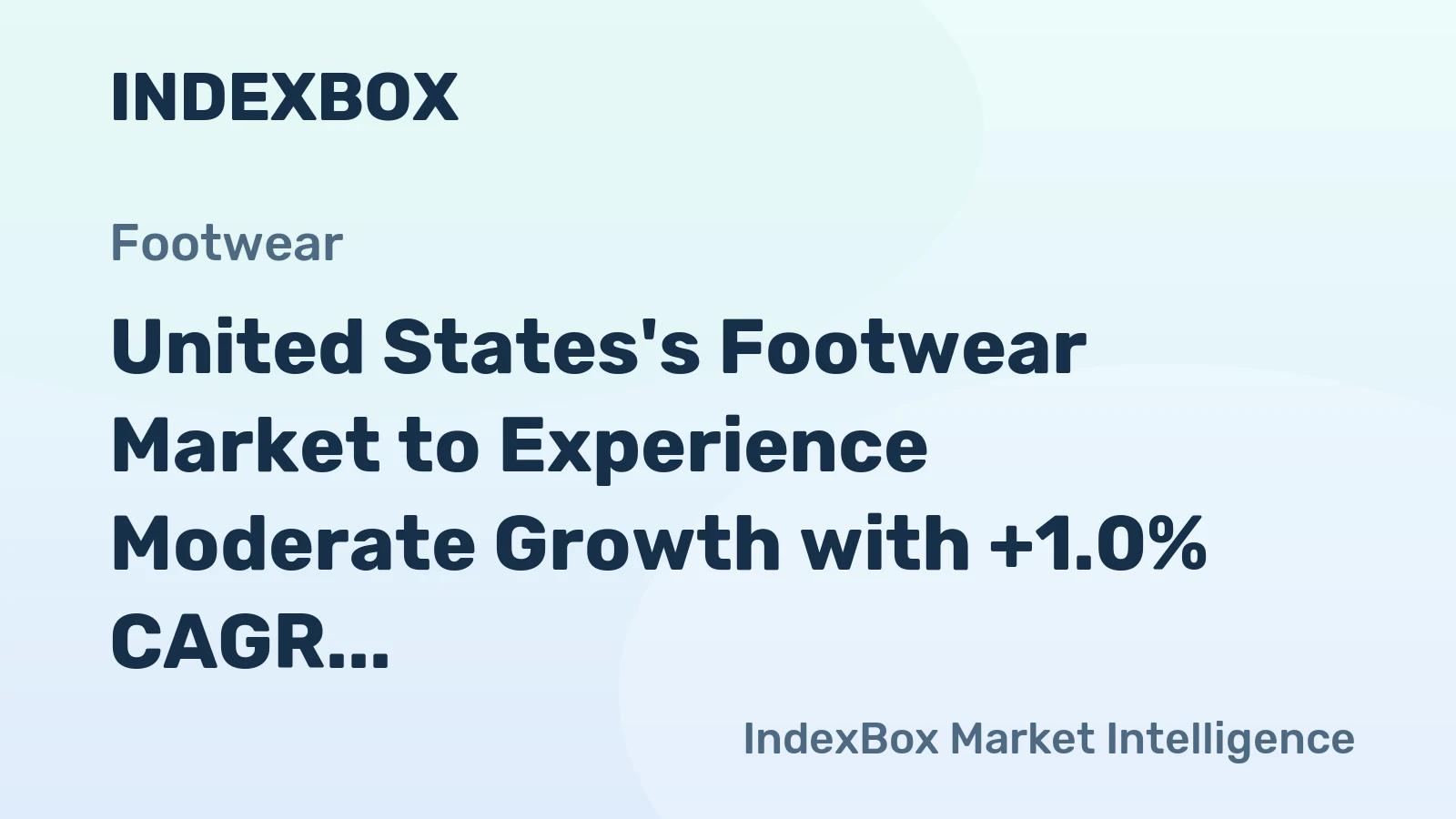 United States's Footwear Market to Experience Moderate Growth with +1.0% CAGR in Volume by 2035