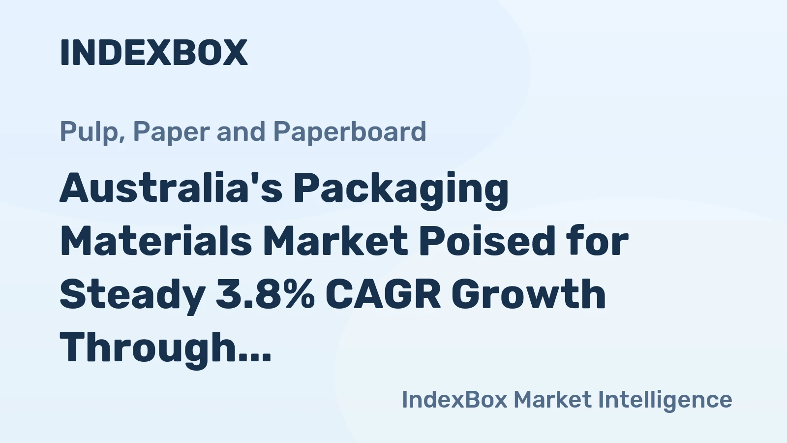 Australia's Packaging Materials Market Poised for Steady 3.8% CAGR Growth Through 2035