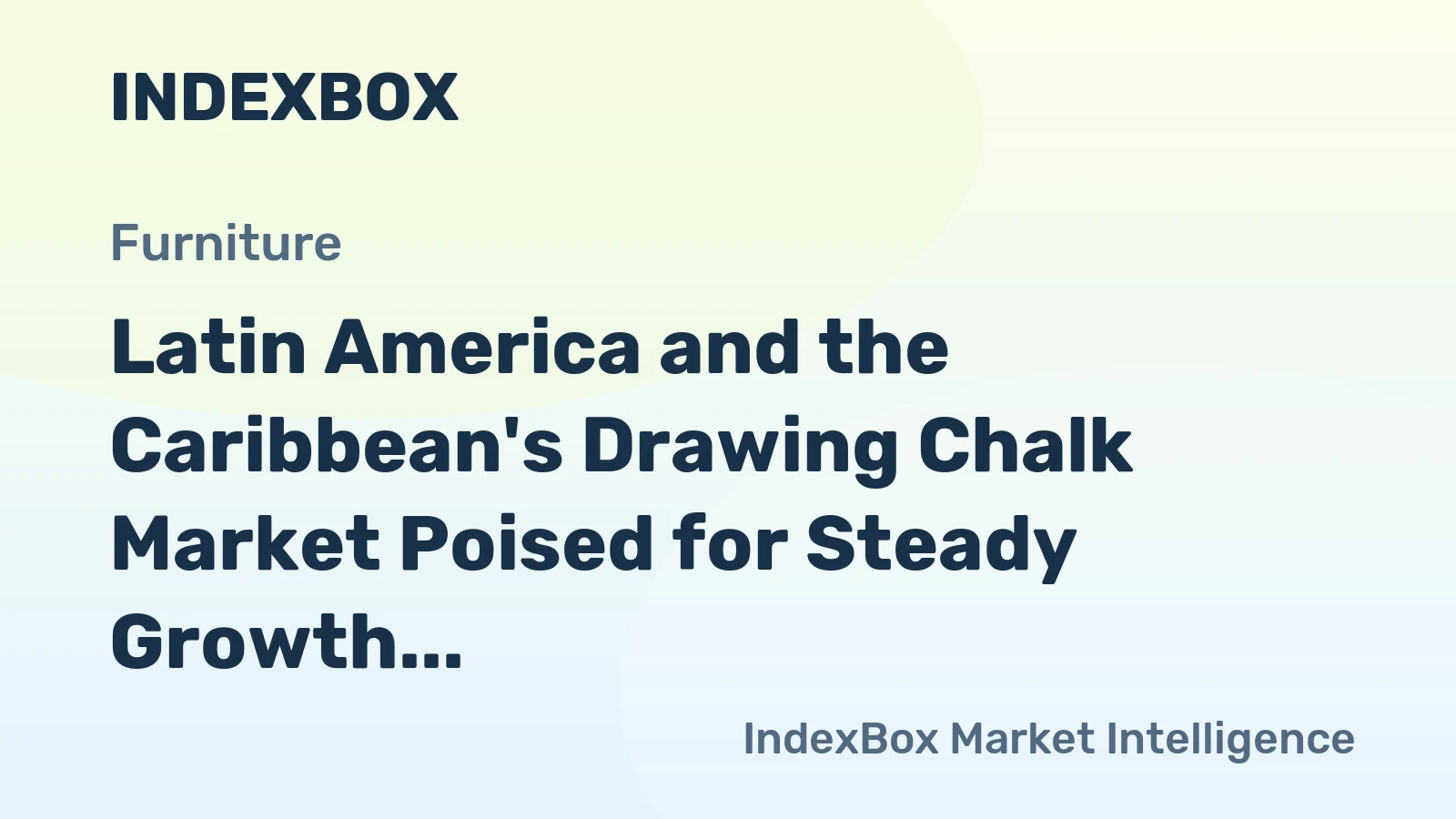 Latin America and the Caribbean's Drawing Chalk Market Poised for Steady Growth with a 1.3% CAGR
