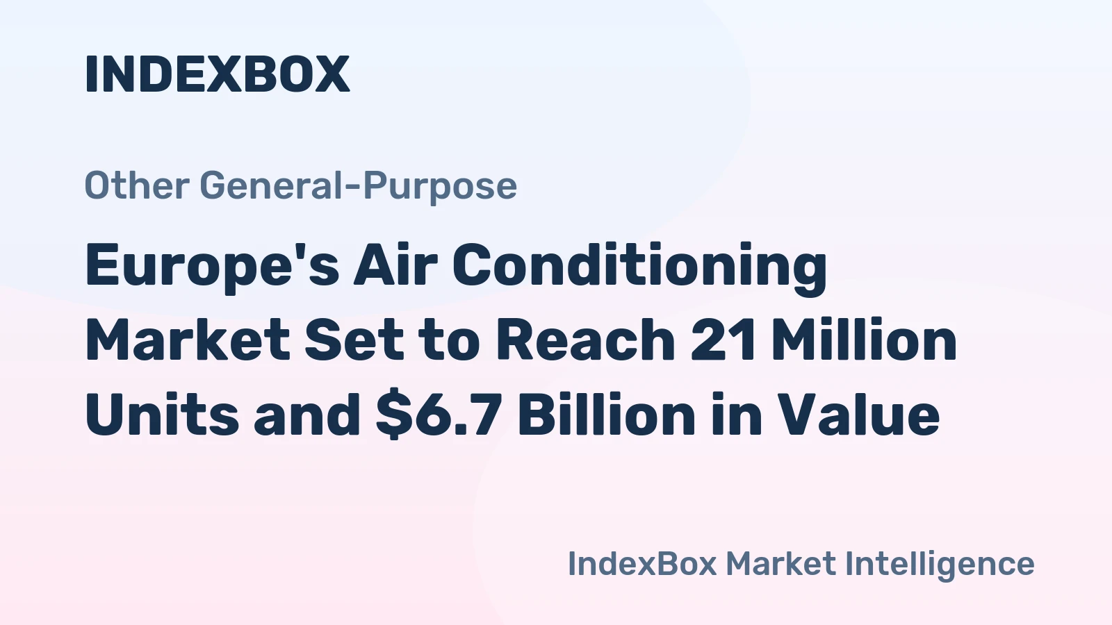 Europe's Air Conditioning Market Set to Reach 21 Million Units and $6.7 Billion in Value