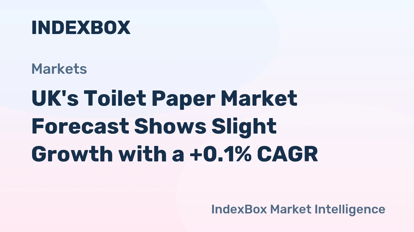 UK's Toilet Paper Market Forecast Shows Slight Growth with a +0.1% CAGR