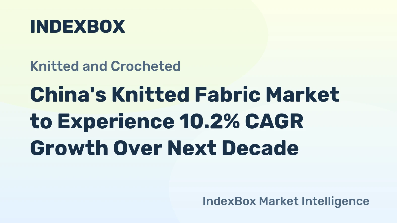 China's Knitted Fabric Market to Experience 10.2% CAGR Growth Over Next Decade