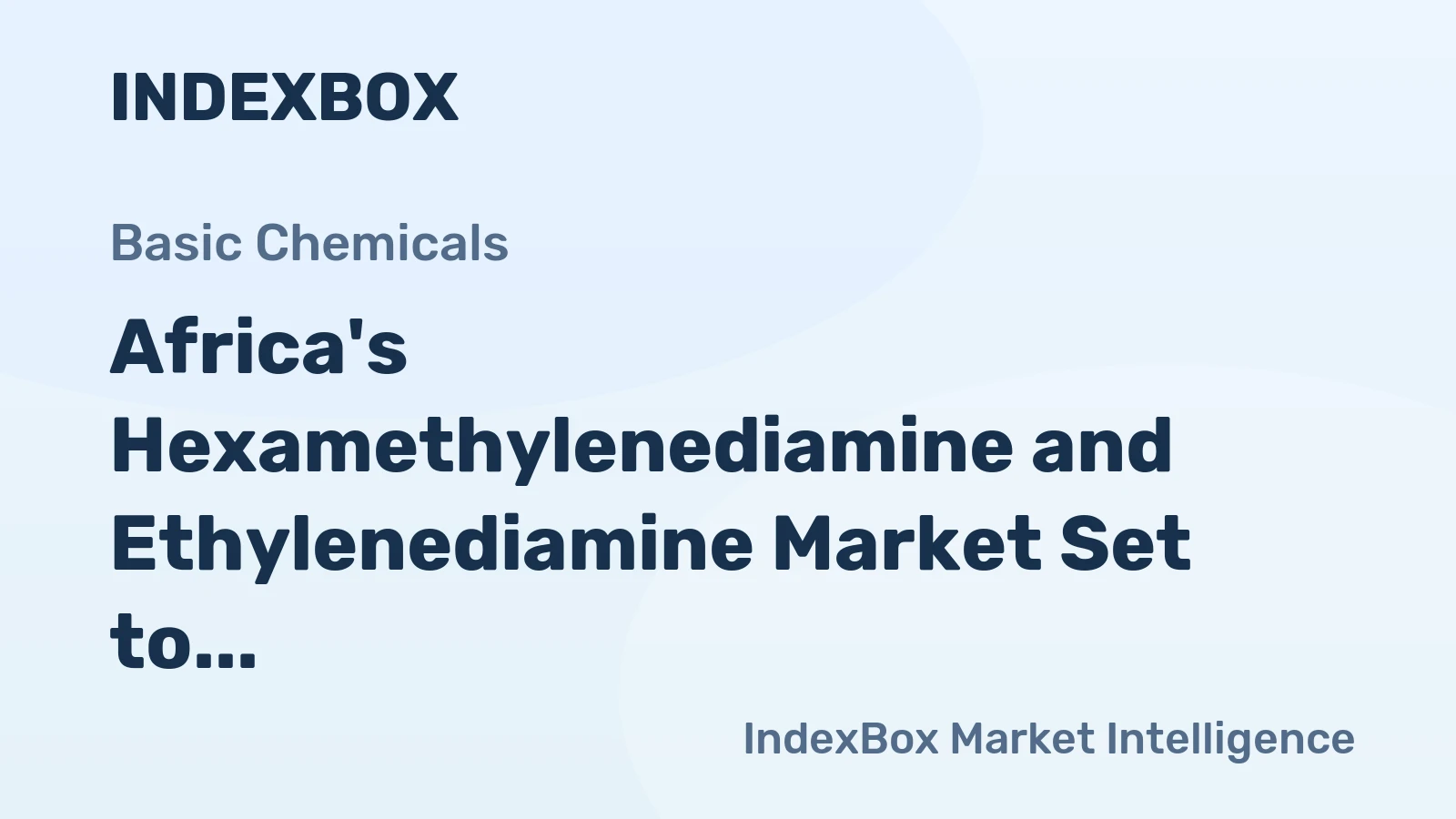 Africa's Hexamethylenediamine and Ethylenediamine Market Set to Experience Moderate Growth with Anticipated CAGR of +0.9% from 2024 to 2035