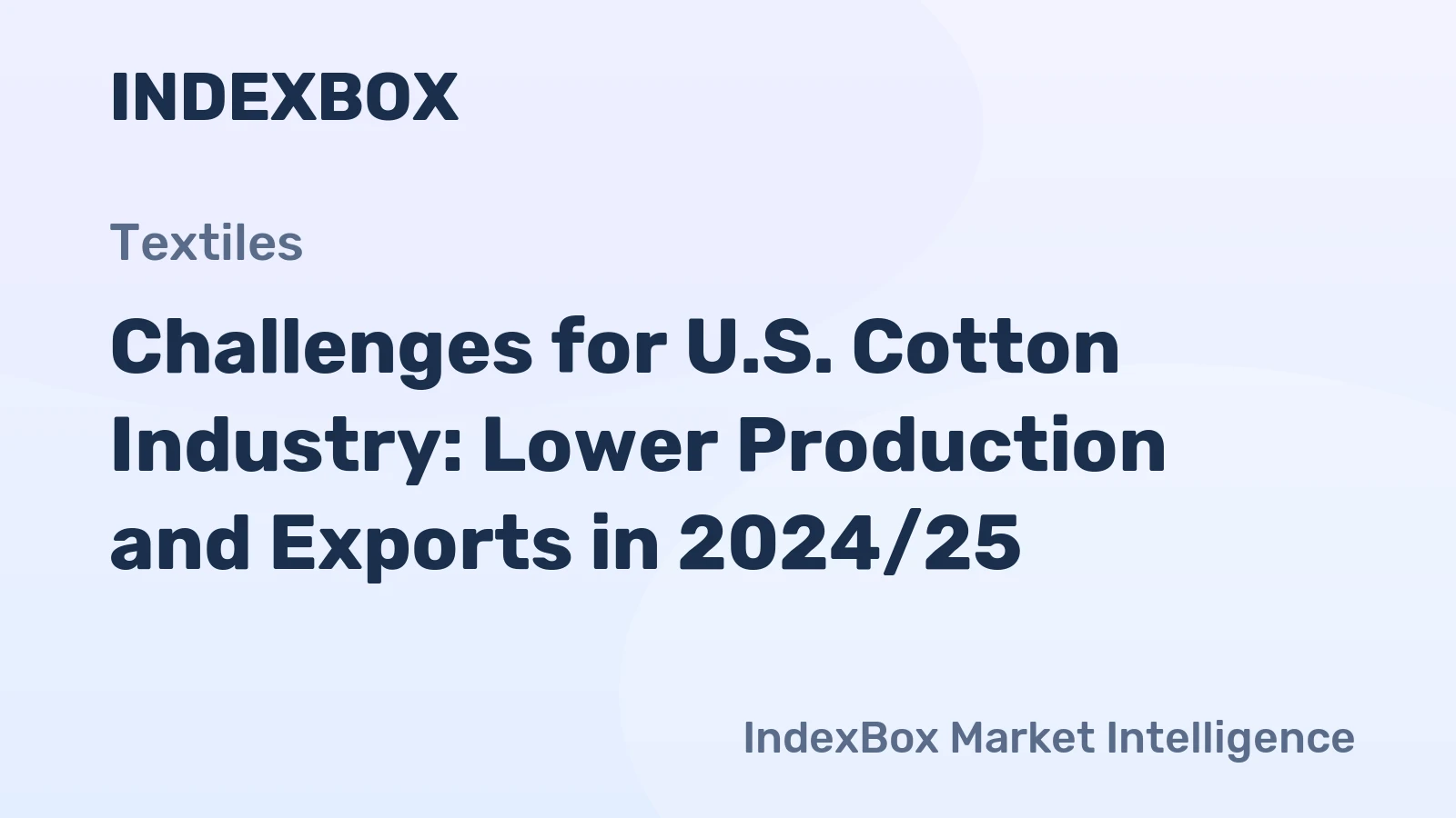 Challenges for U.S. Cotton Industry: Lower Production and Exports in 2024/25
