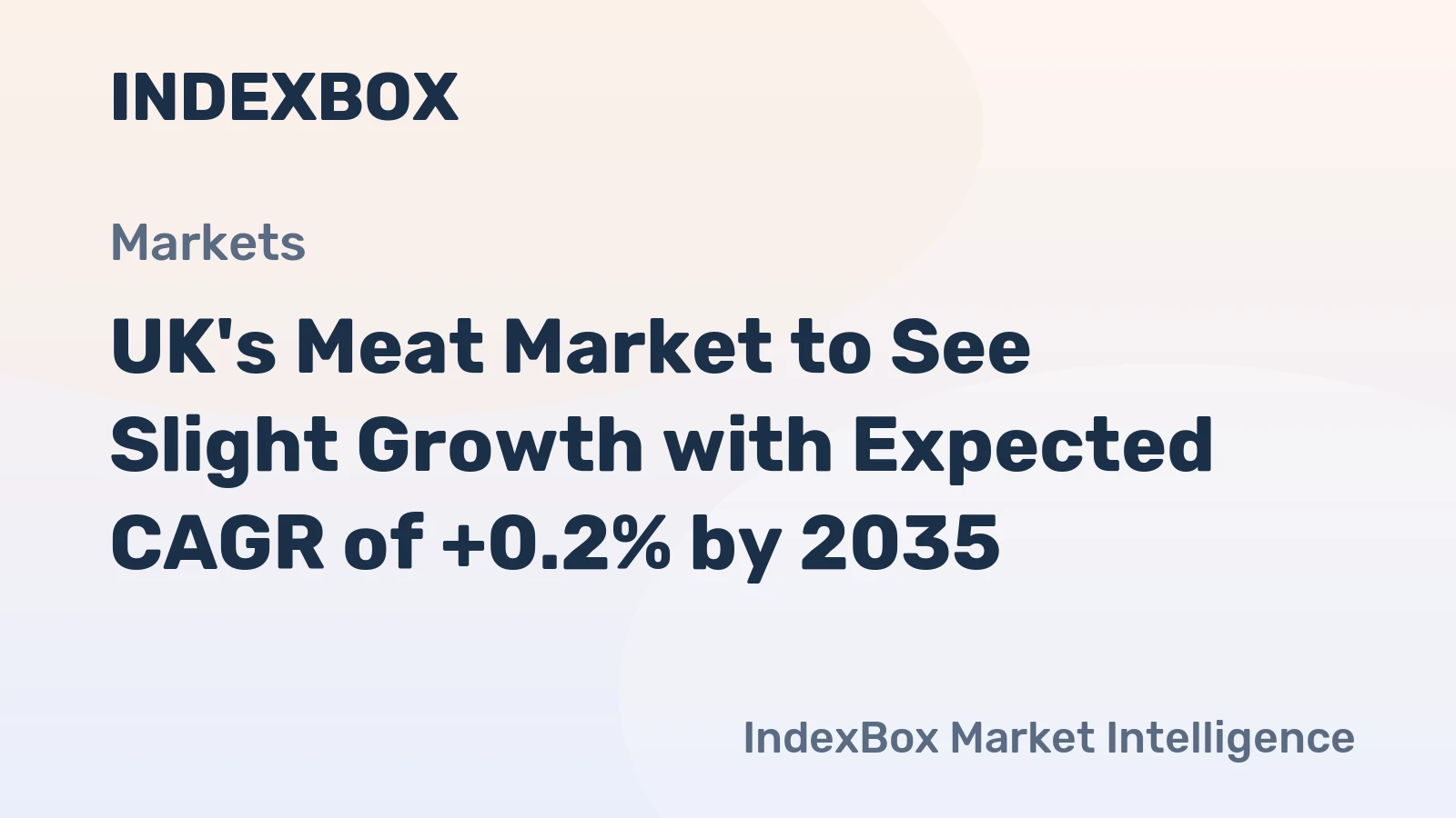 UK's Meat Market to See Slight Growth with Expected CAGR of +0.2% by 2035