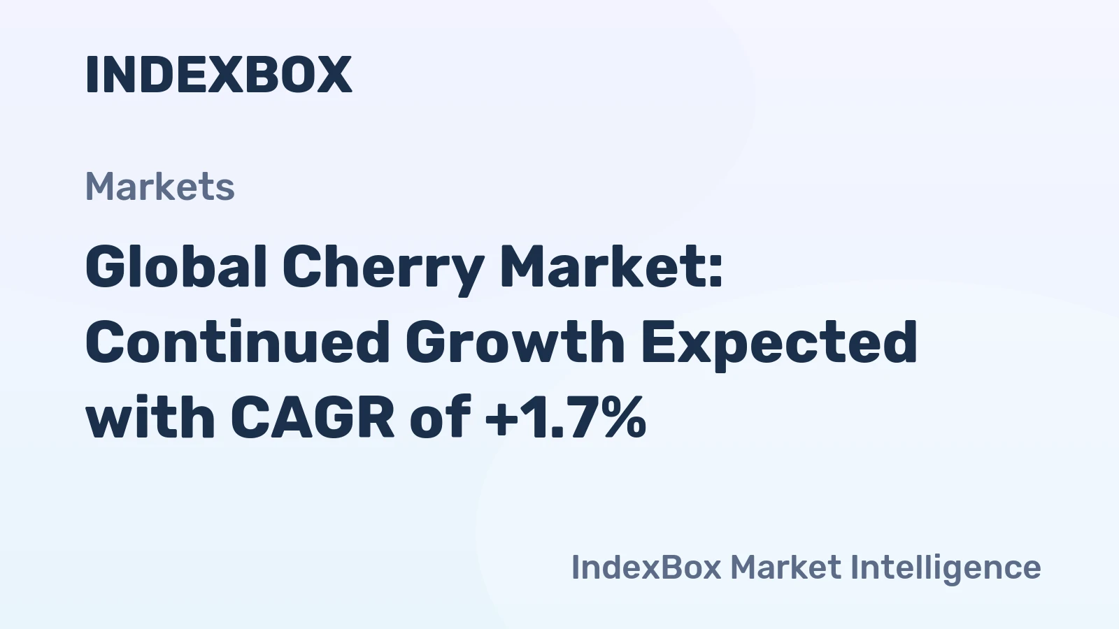 Global Cherry Market: Continued Growth Expected with CAGR of +1.7%