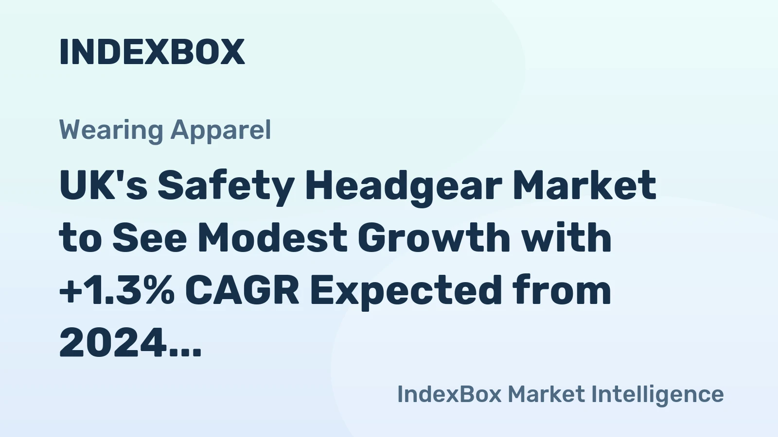 UK's Safety Headgear Market to See Modest Growth with +1.3% CAGR Expected from 2024 to 2035