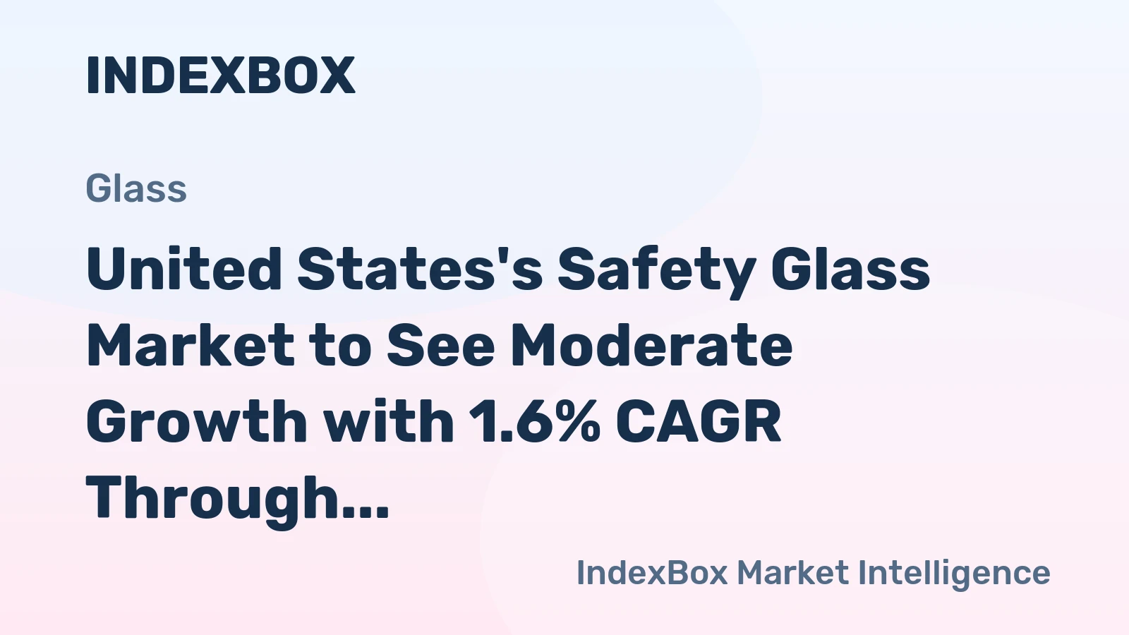United States's Safety Glass Market to See Moderate Growth with 1.6% CAGR Through 2035