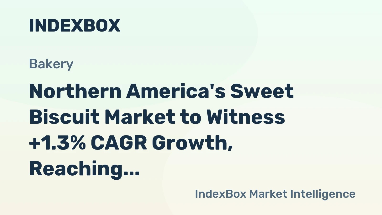 Northern America's Sweet Biscuit Market to Witness +1.3% CAGR Growth, Reaching $14B by 2035