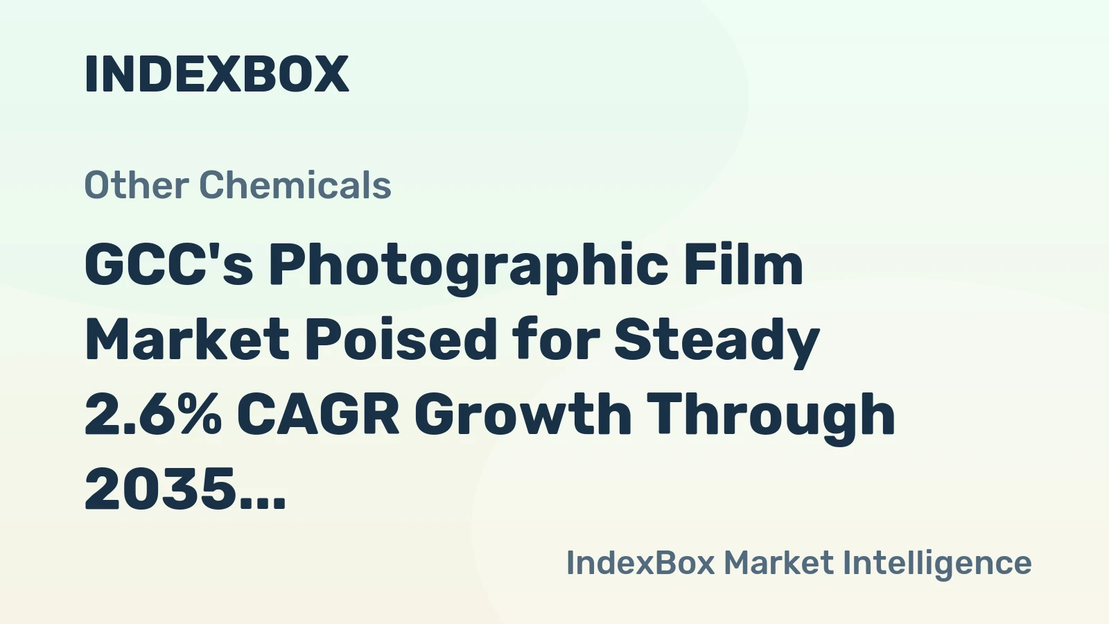 GCC's Photographic Film Market Poised for Steady 2.6% CAGR Growth Through 2035