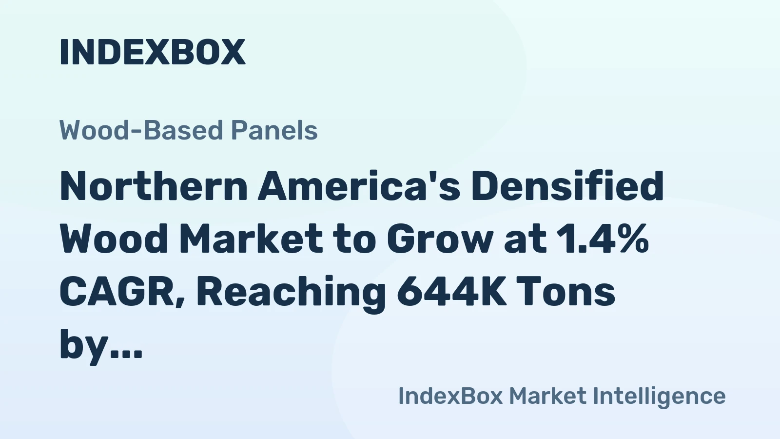 Northern America's Densified Wood Market to Grow at 1.4% CAGR, Reaching 644K Tons by 2035
