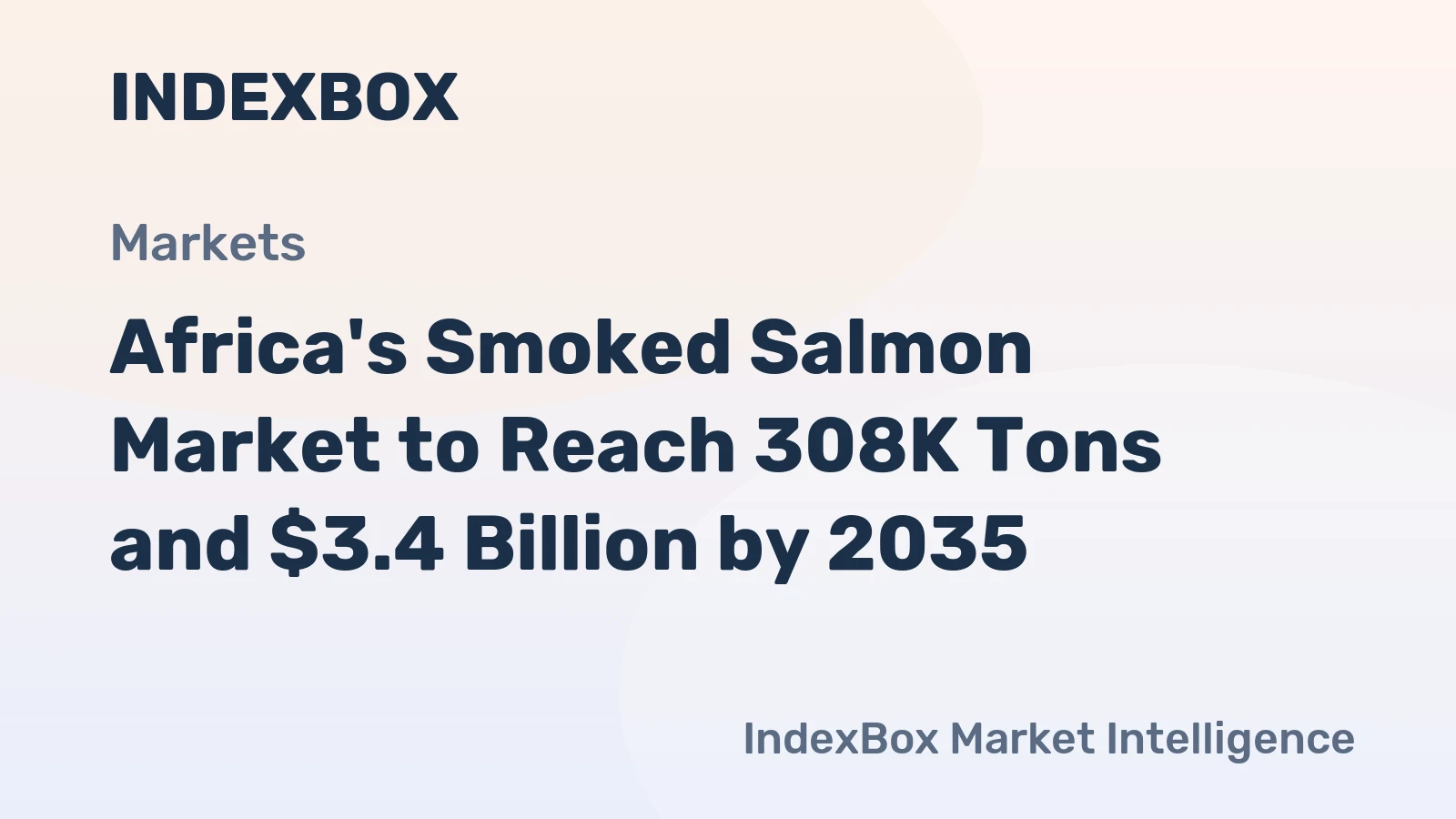 Africa's Smoked Salmon Market to Reach 308K Tons and $3.4 Billion by 2035