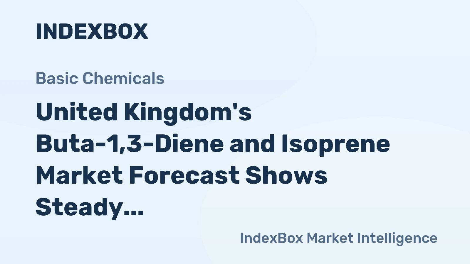 United Kingdom's Buta-1,3-Diene and Isoprene Market Forecast Shows Steady Growth with a 1.2% CAGR