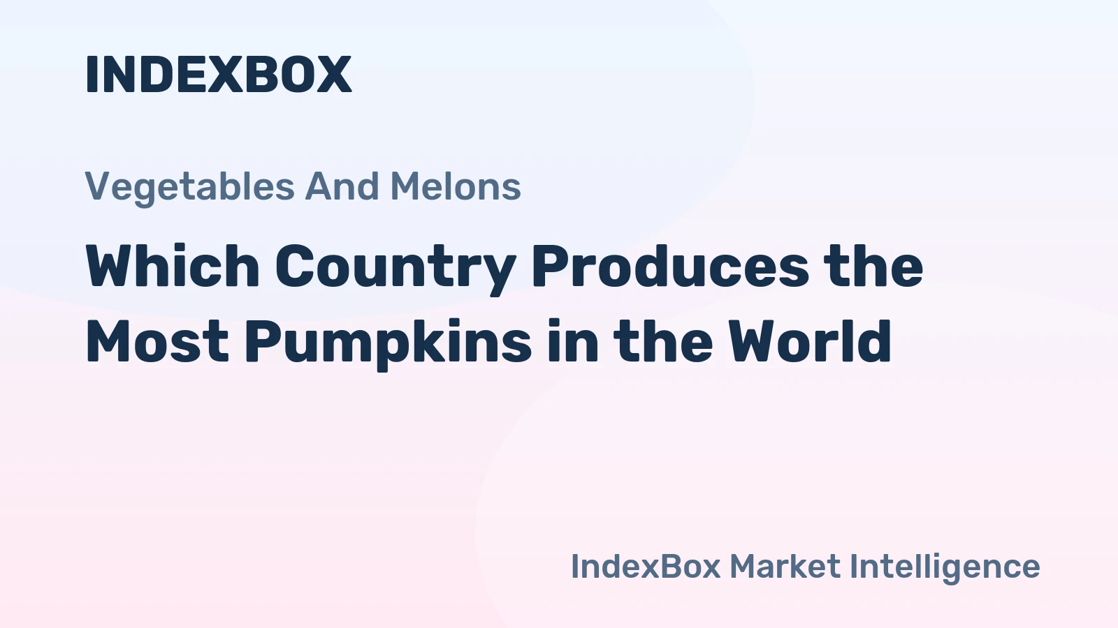 Which Country Produces the Most Pumpkins in the World?