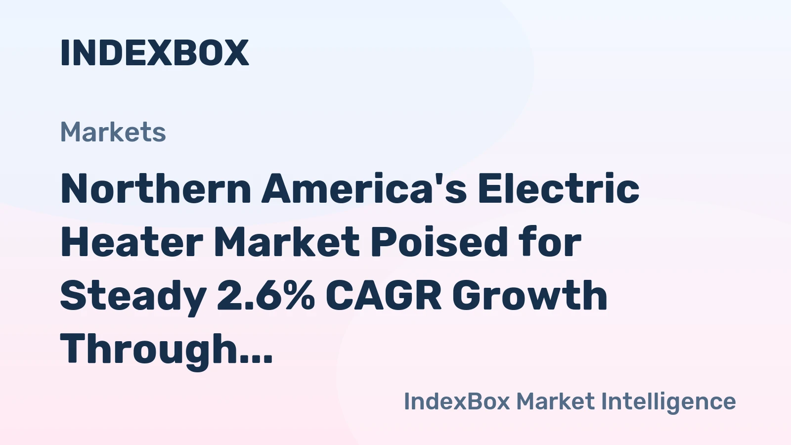 Northern America's Electric Heater Market Poised for Steady 2.6% CAGR Growth Through 2035