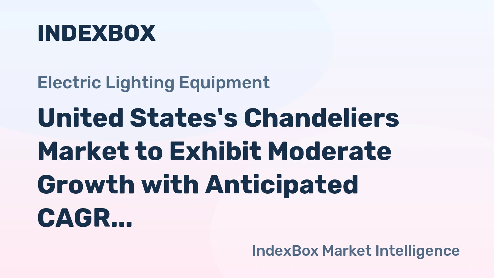 United States's Chandeliers Market to Exhibit Moderate Growth with Anticipated CAGR of +1.2% from 2024 to 2035