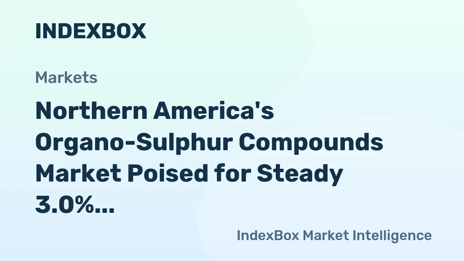 Northern America's Organo-Sulphur Compounds Market Poised for Steady 3.0% CAGR Growth