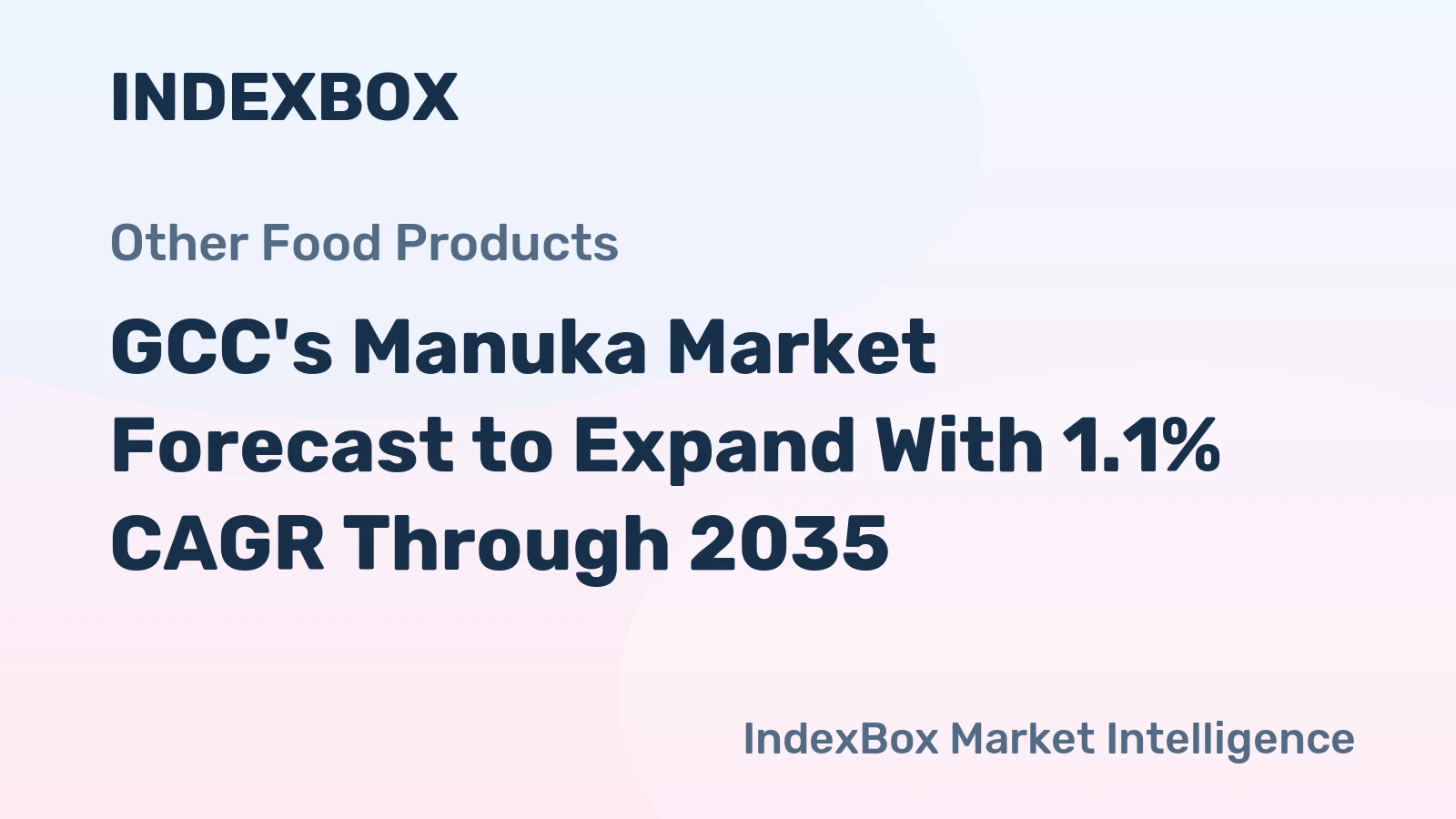 GCC's Manuka Market Forecast to Expand With 1.1% CAGR Through 2035