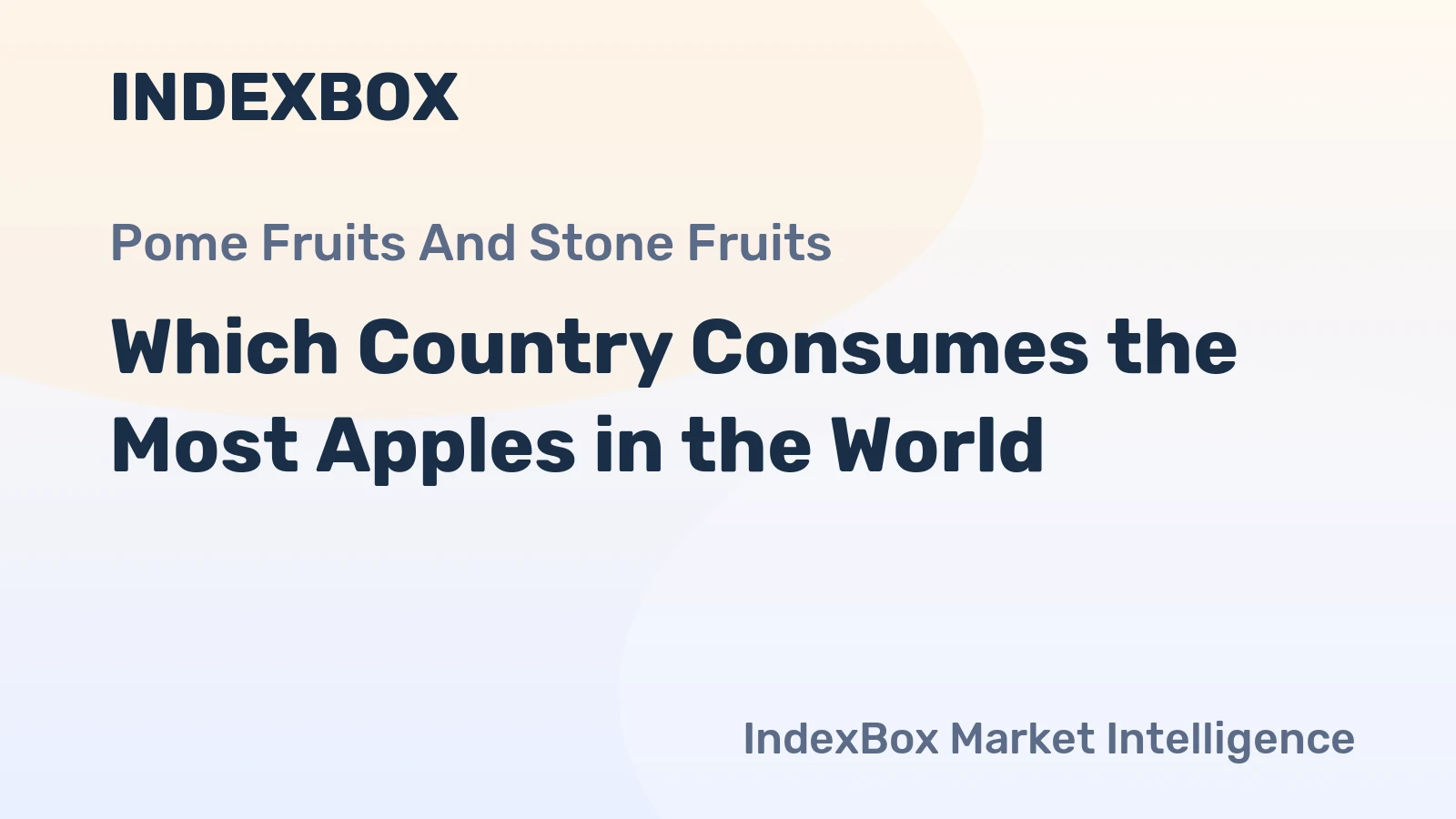 Which Country Consumes the Most Apples in the World?