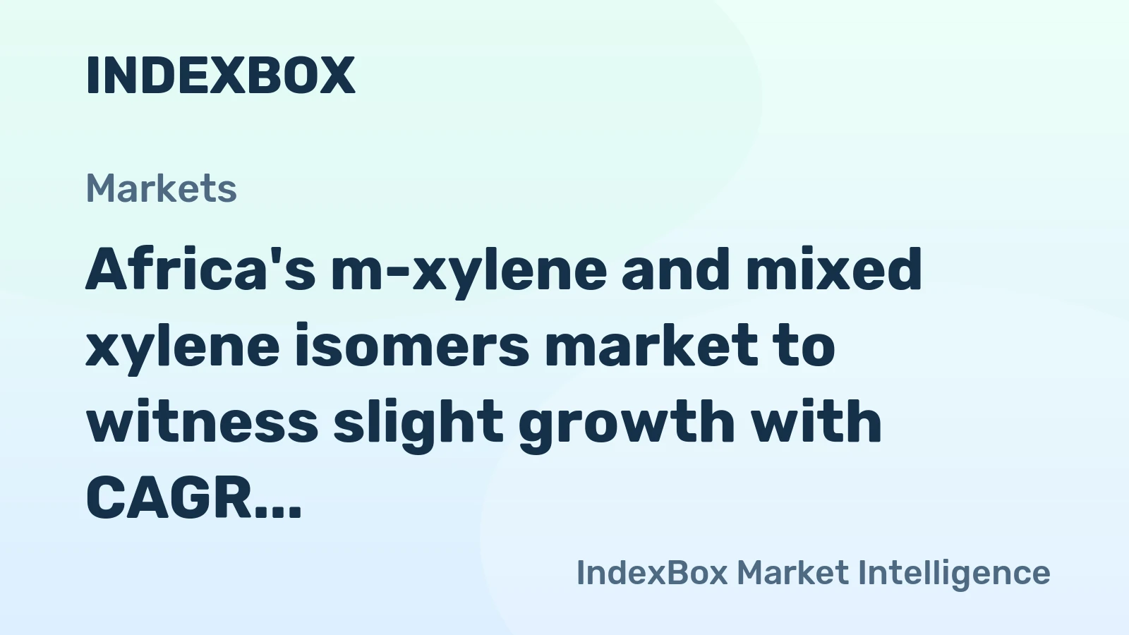 Africa's m-xylene and mixed xylene isomers market to witness slight growth with CAGR of +0.2% from 2024-2035, reaching $368M by end of 2035.